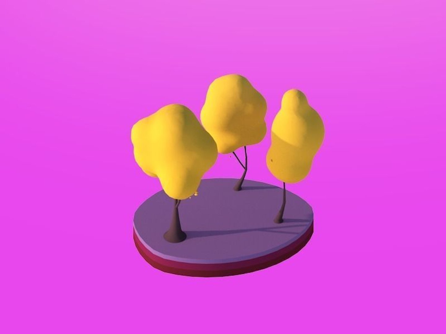 Free 3D Model Cartoon Trees Pack - TurboSquid 1360740
