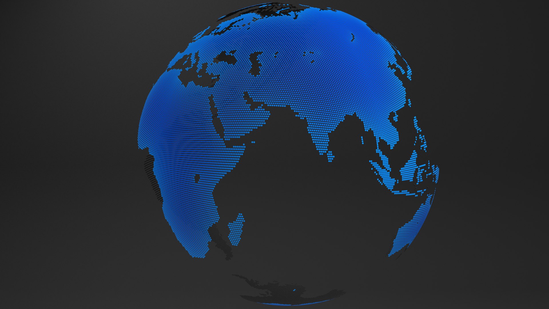 Pixeled Globe Shape 3D model - TurboSquid 2004266
