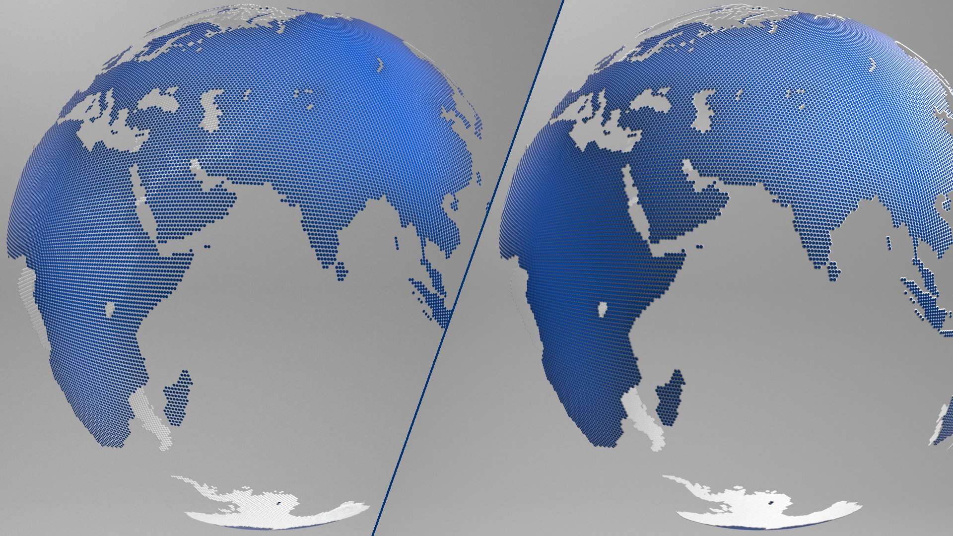 Pixeled Globe Shape 3D model - TurboSquid 2004266