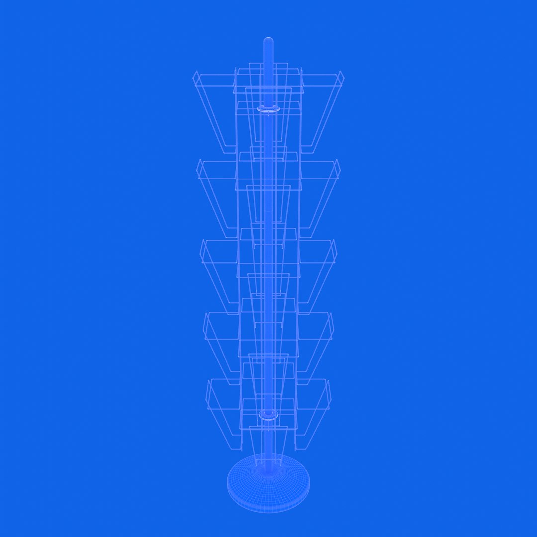 3D Model Magazine Rack - TurboSquid 2401470