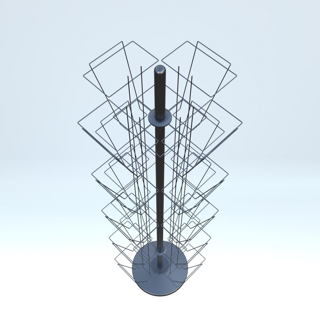 3D Model Magazine Rack - TurboSquid 2401470