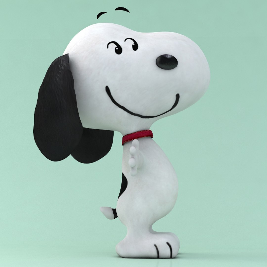 3d Peanuts Snoopy