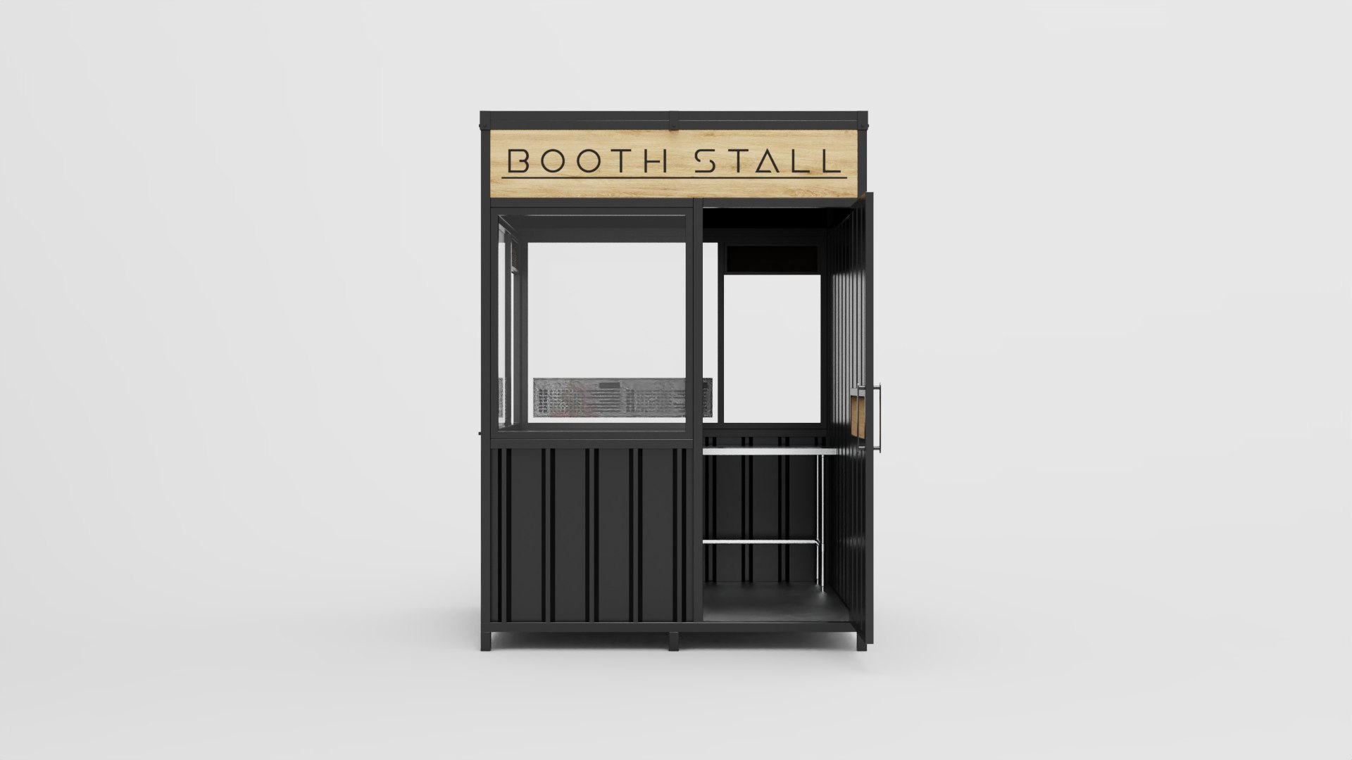 Booth Stall 3D Model - TurboSquid 1918197