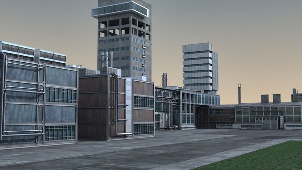 3D city building structure - TurboSquid 1681264