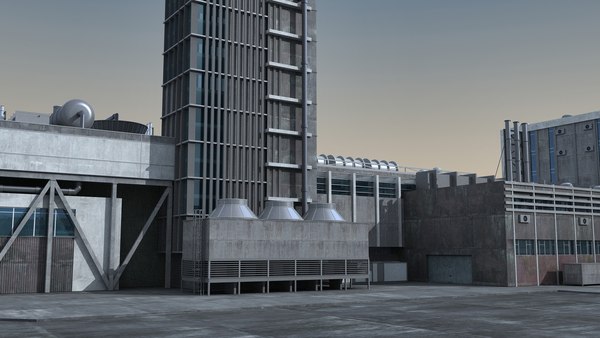 3D city building structure - TurboSquid 1681264