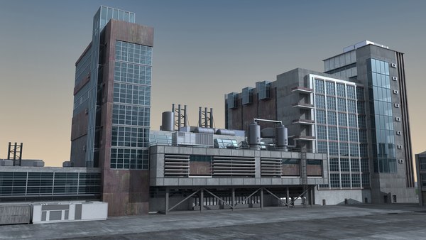 3D city building structure - TurboSquid 1681264