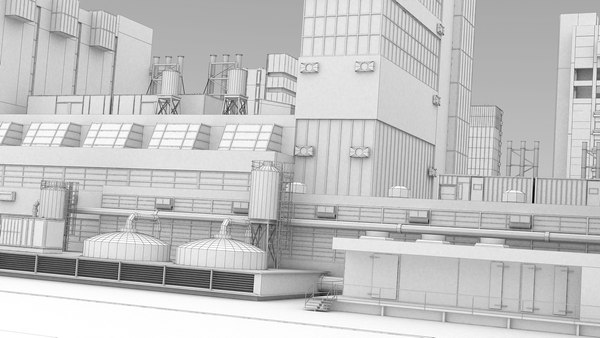 3D city building structure - TurboSquid 1681264