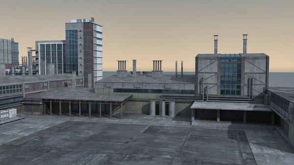 3D city building structure - TurboSquid 1681264