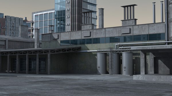 3D city building structure - TurboSquid 1681264