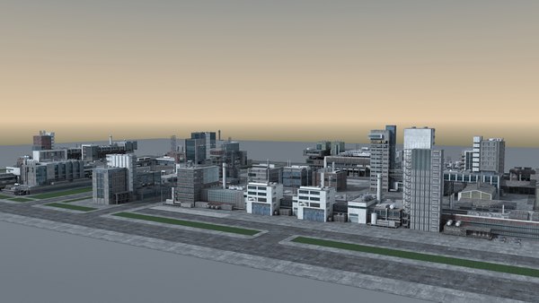 3D city building structure - TurboSquid 1681264