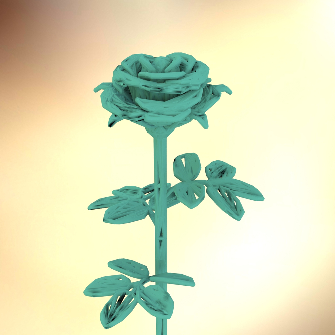 Rose Flowering 3D Model - TurboSquid 1484818
