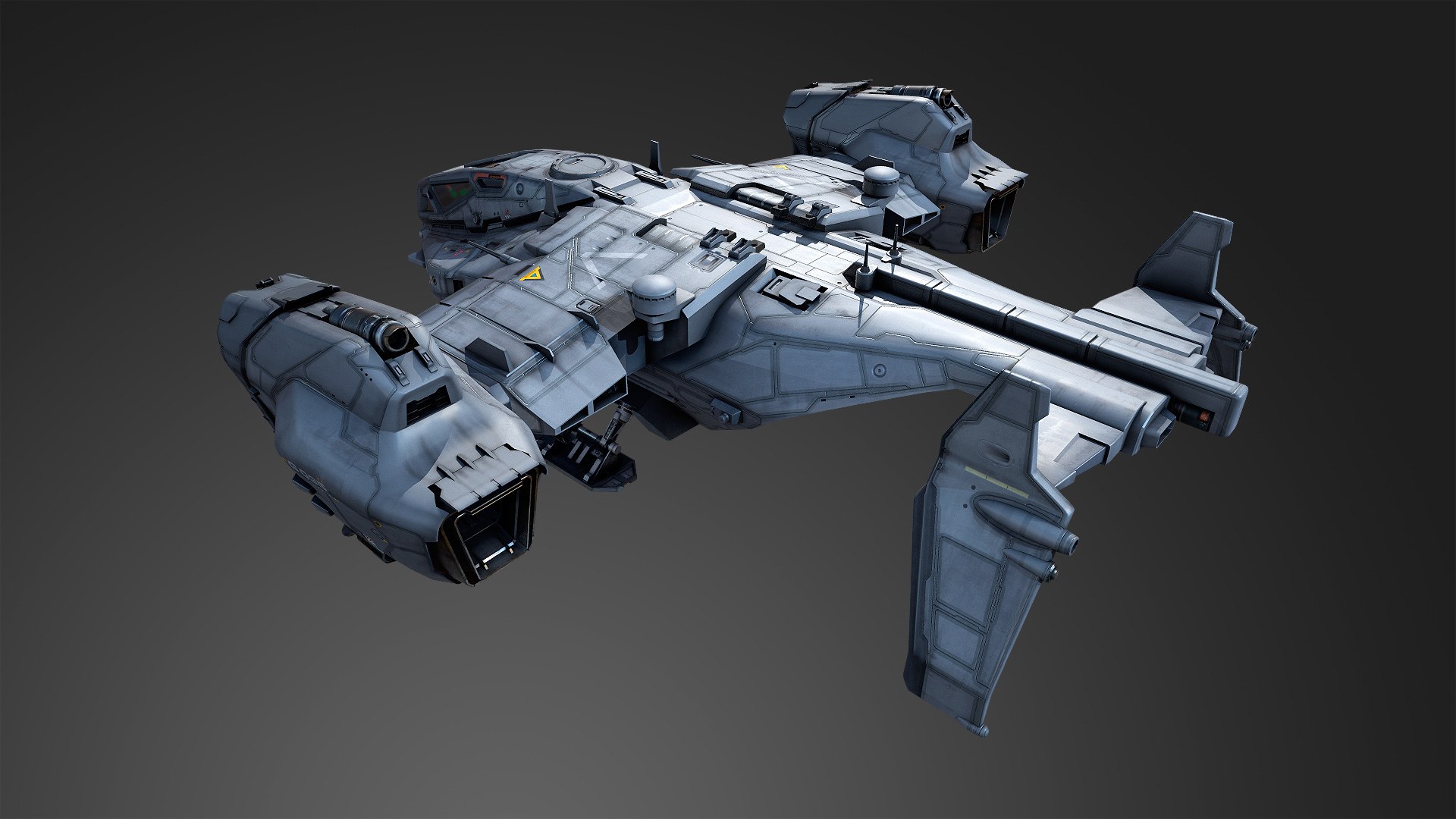 SF - Heavy Military Dropship 3D - TurboSquid 2322505