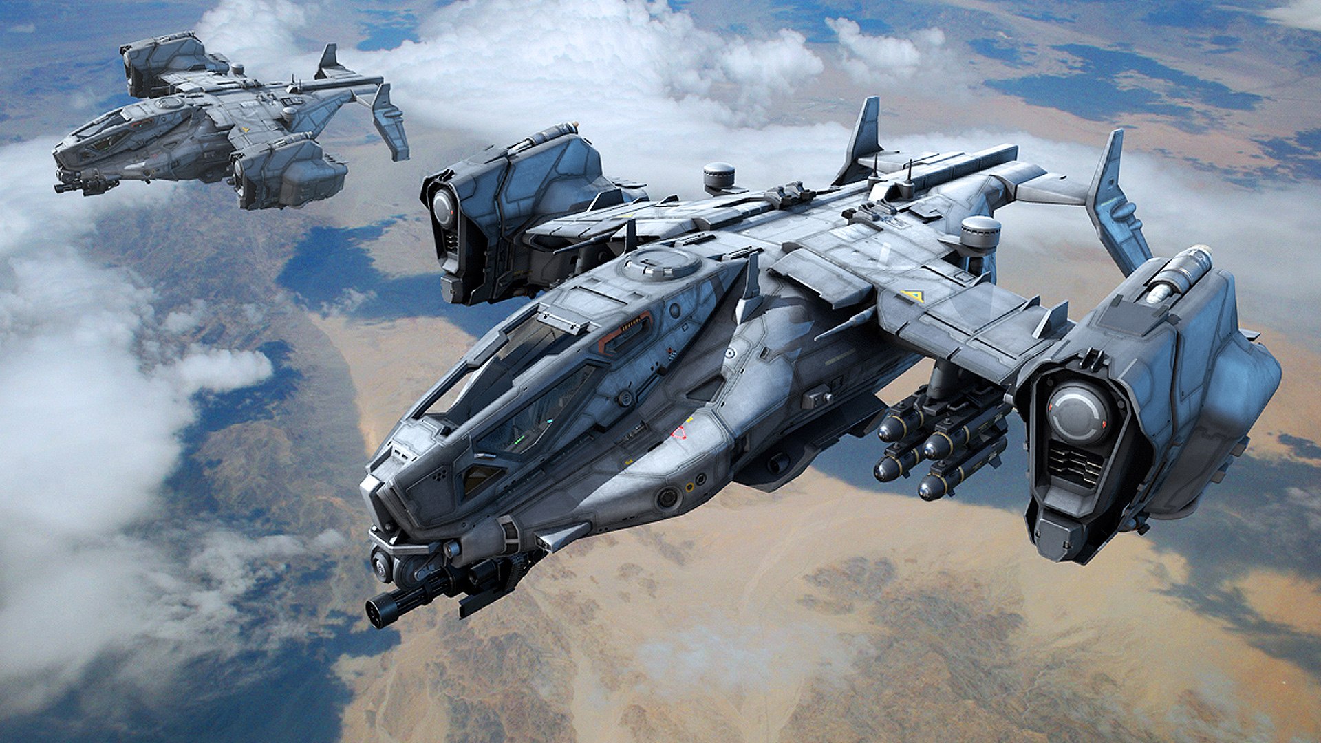 SF - Heavy Military Dropship 3D - TurboSquid 2322505