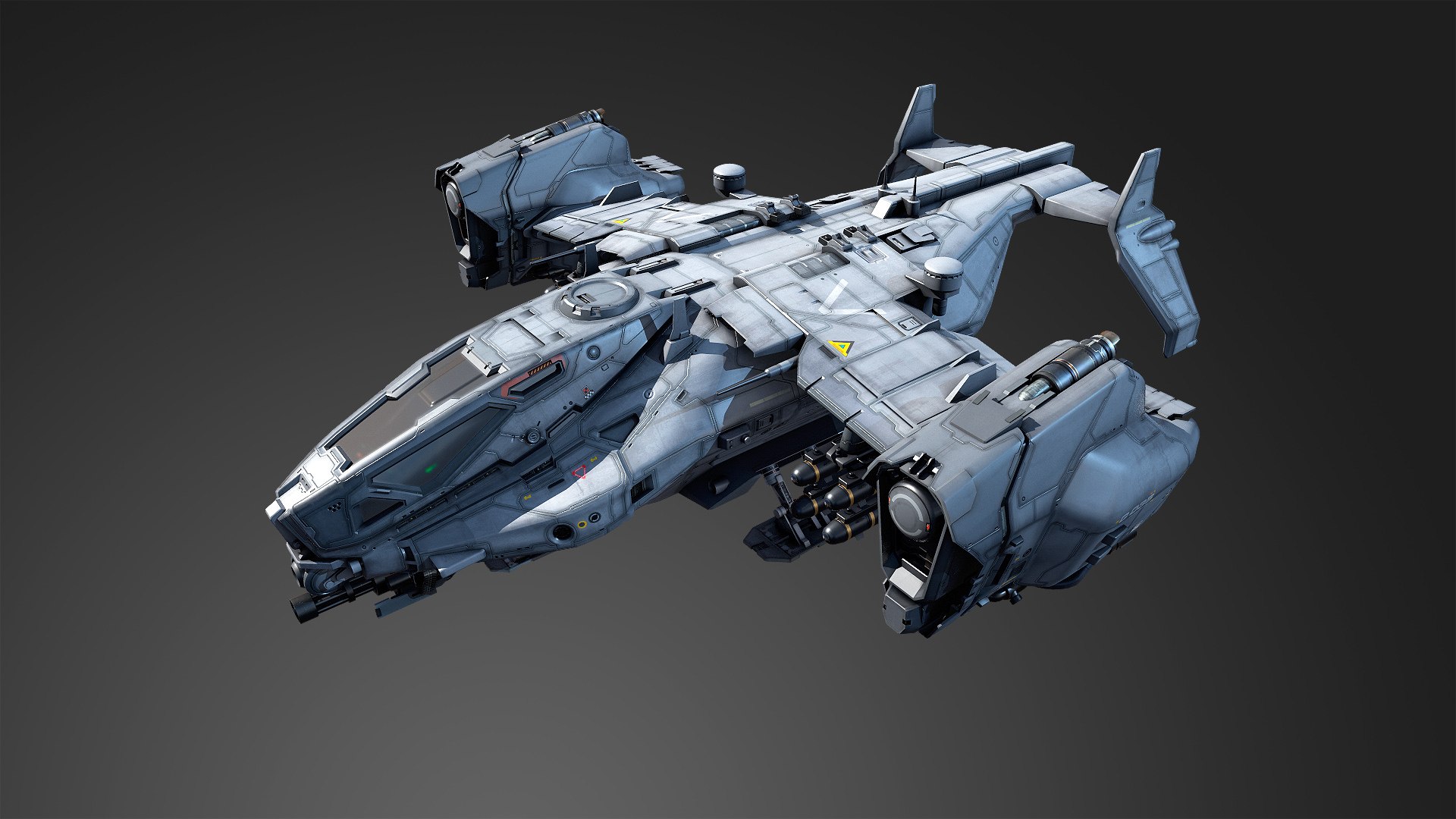 SF - Heavy Military Dropship 3D - TurboSquid 2322505