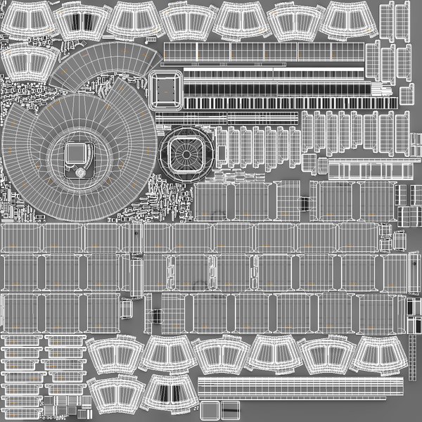 Iss japanese experiment module model - TurboSquid 1611301
