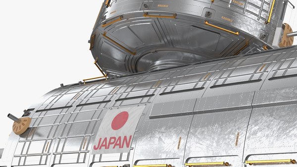 Iss japanese experiment module model - TurboSquid 1611301