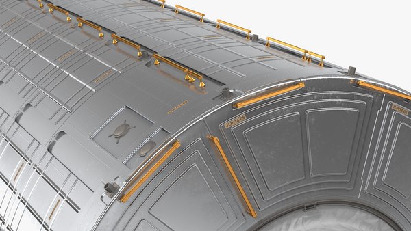 Iss japanese experiment module model - TurboSquid 1611301