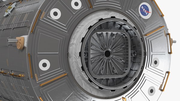 Iss japanese experiment module model - TurboSquid 1611301