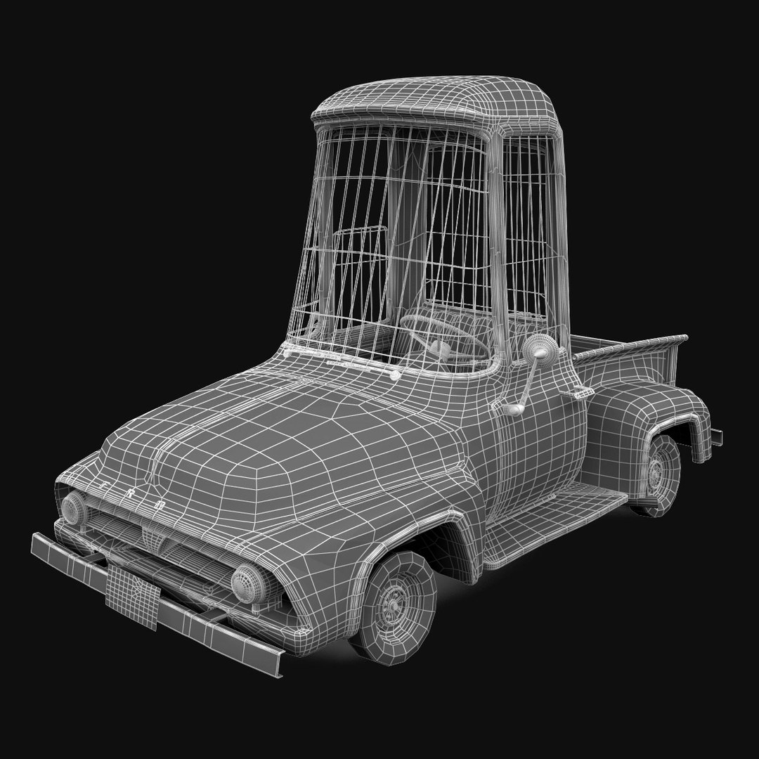 3d model toon car