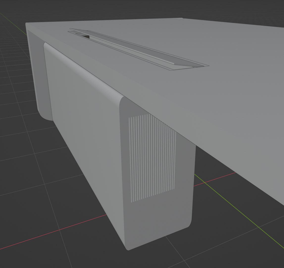 Luxury PC Table 3D Model - TurboSquid 2332657