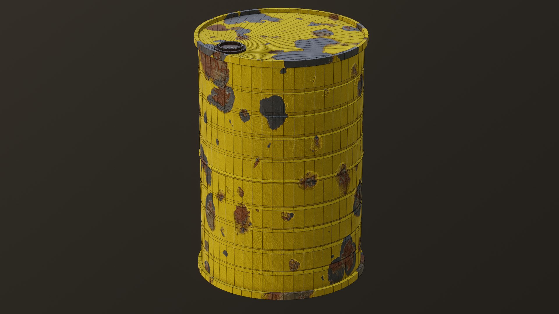 Metal Barrel 3D model - TurboSquid 2107351