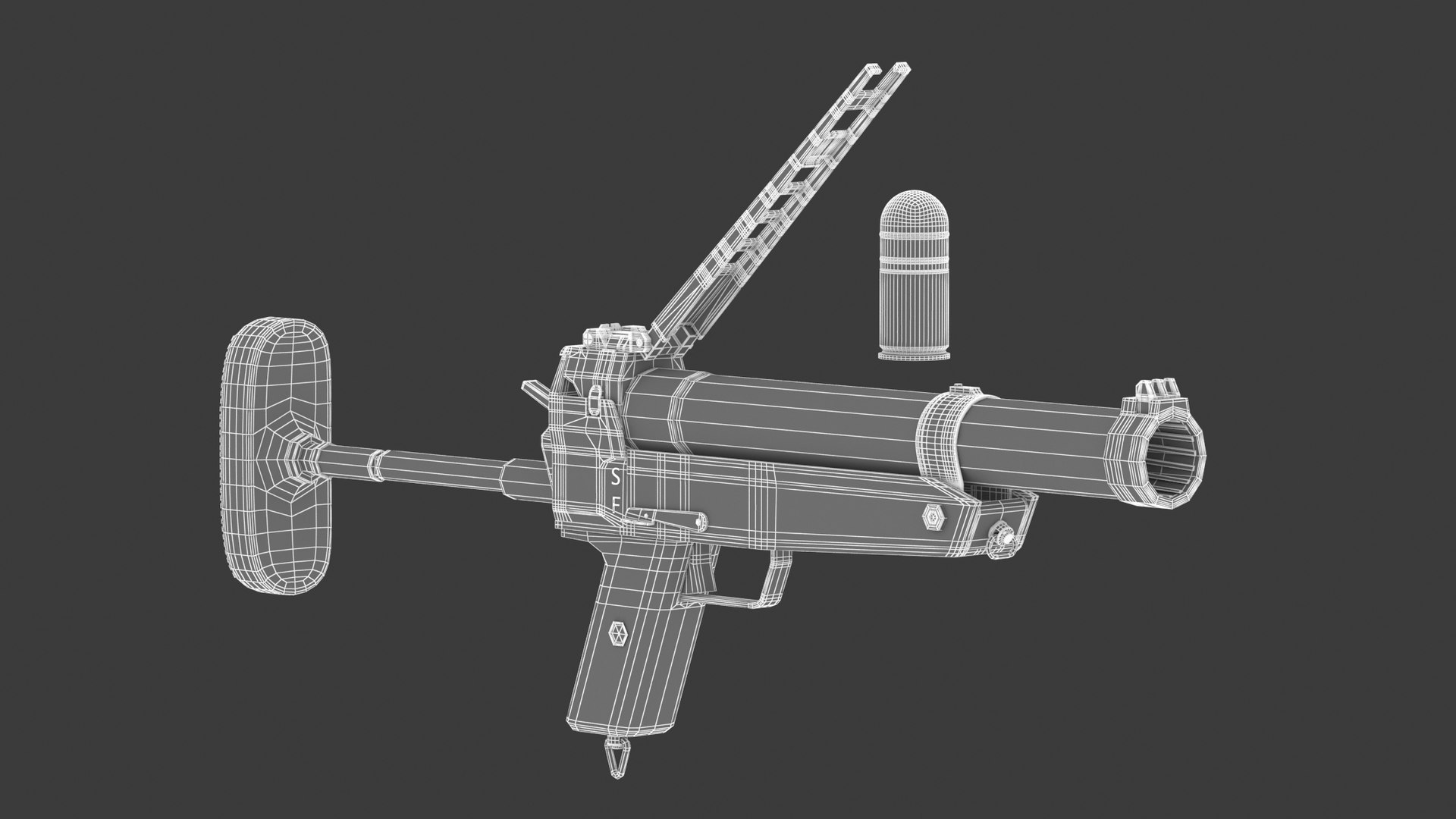 Heckler Koch HK69A1 3D Model - TurboSquid 1739200