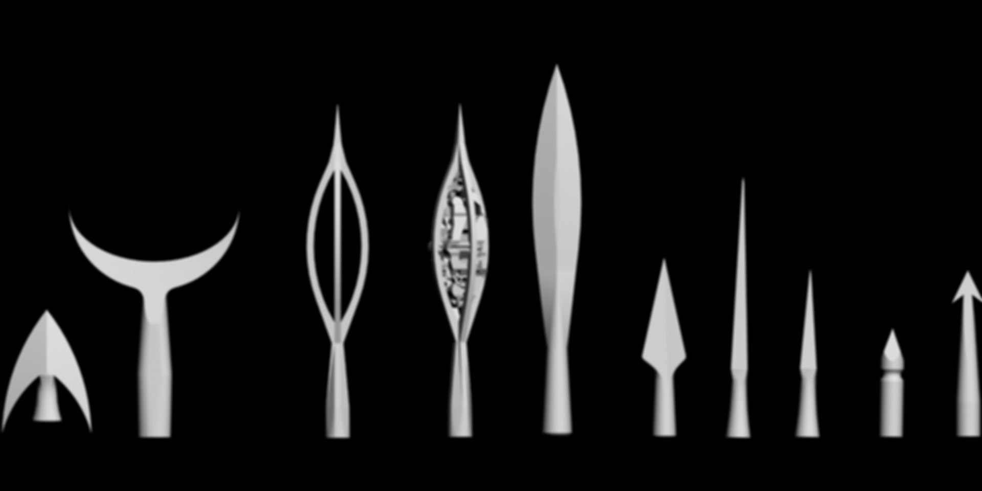 Medieval Arrows 3d Model