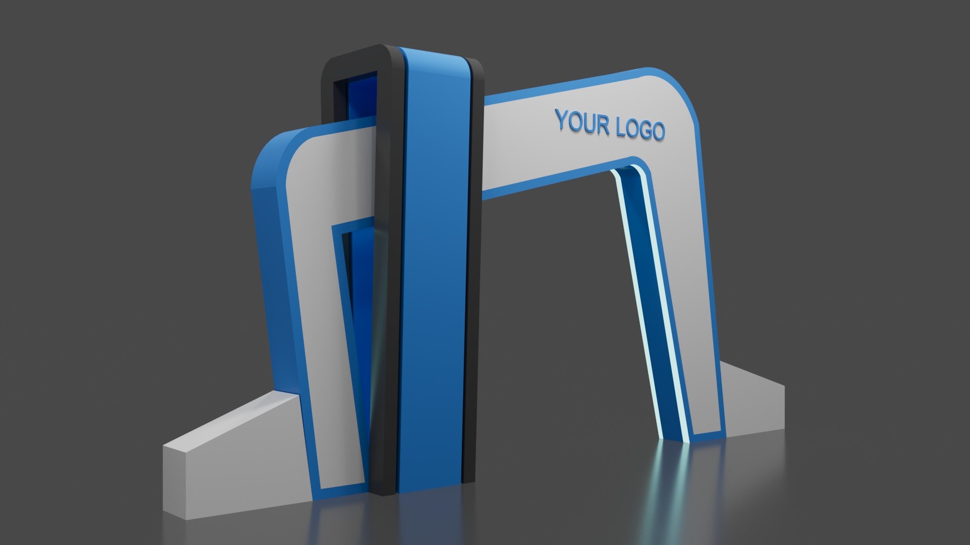 Entrance Gate 3D Model - TurboSquid 2281786