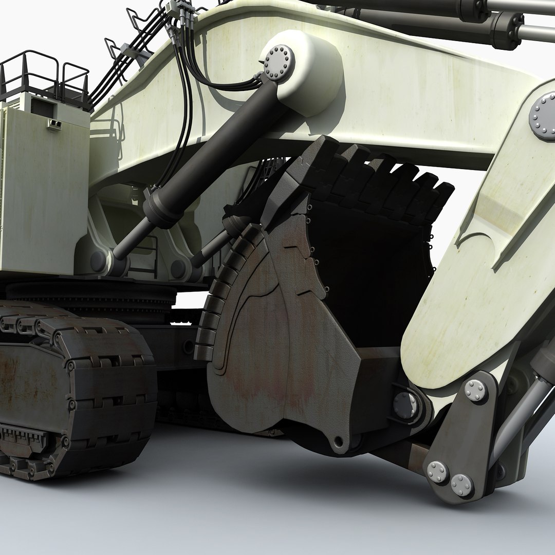 Liebherr R9800 Mining Excavator 3d Obj