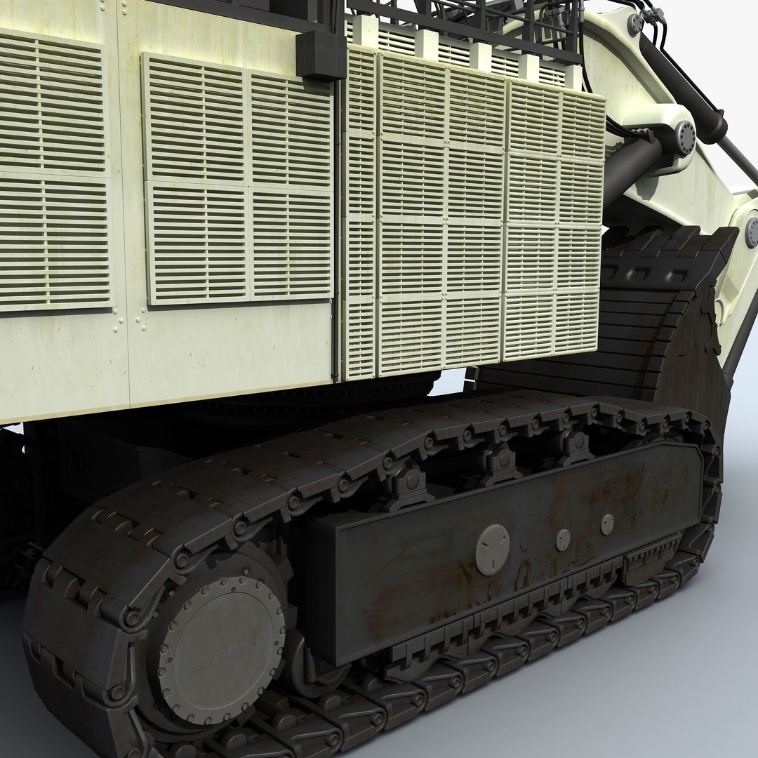 Liebherr R9800 Mining Excavator 3d Obj