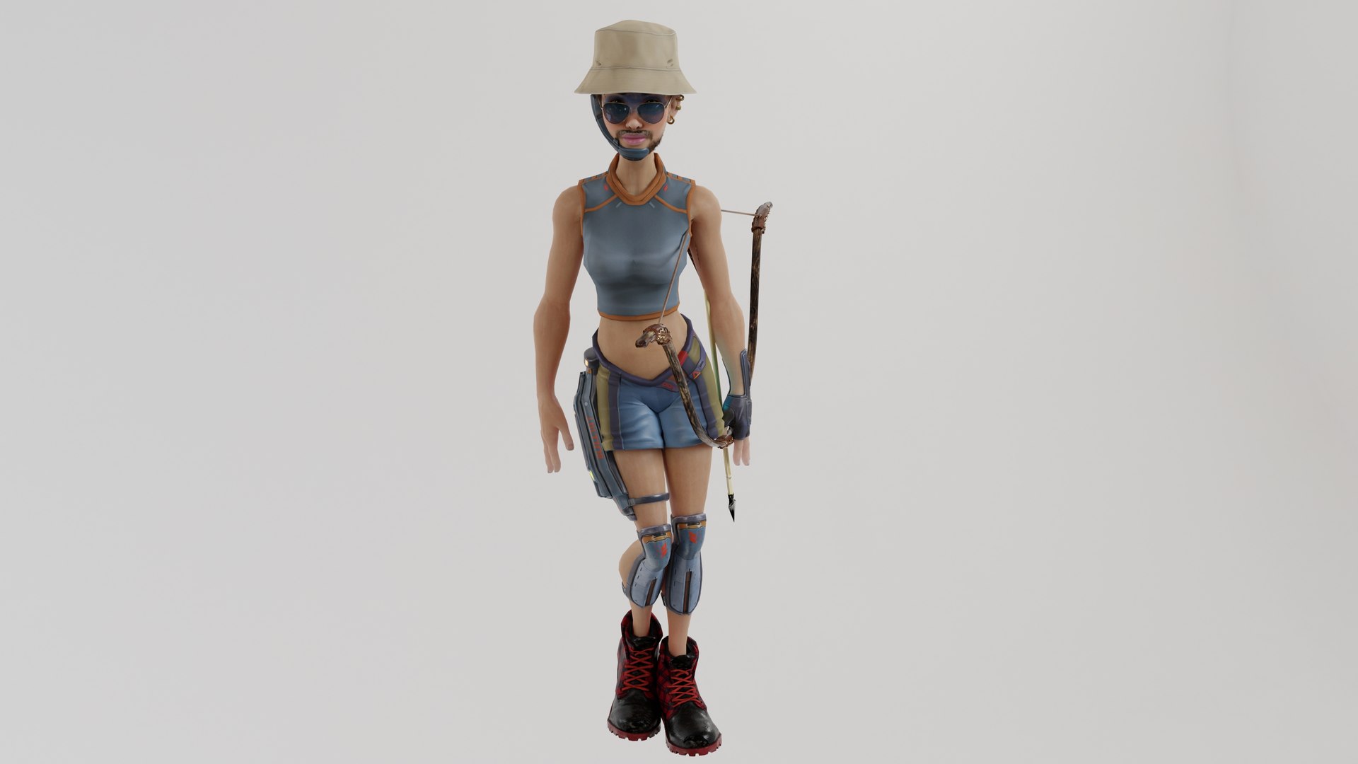 Unusual Woman From The Future 3D Model - TurboSquid 1976066