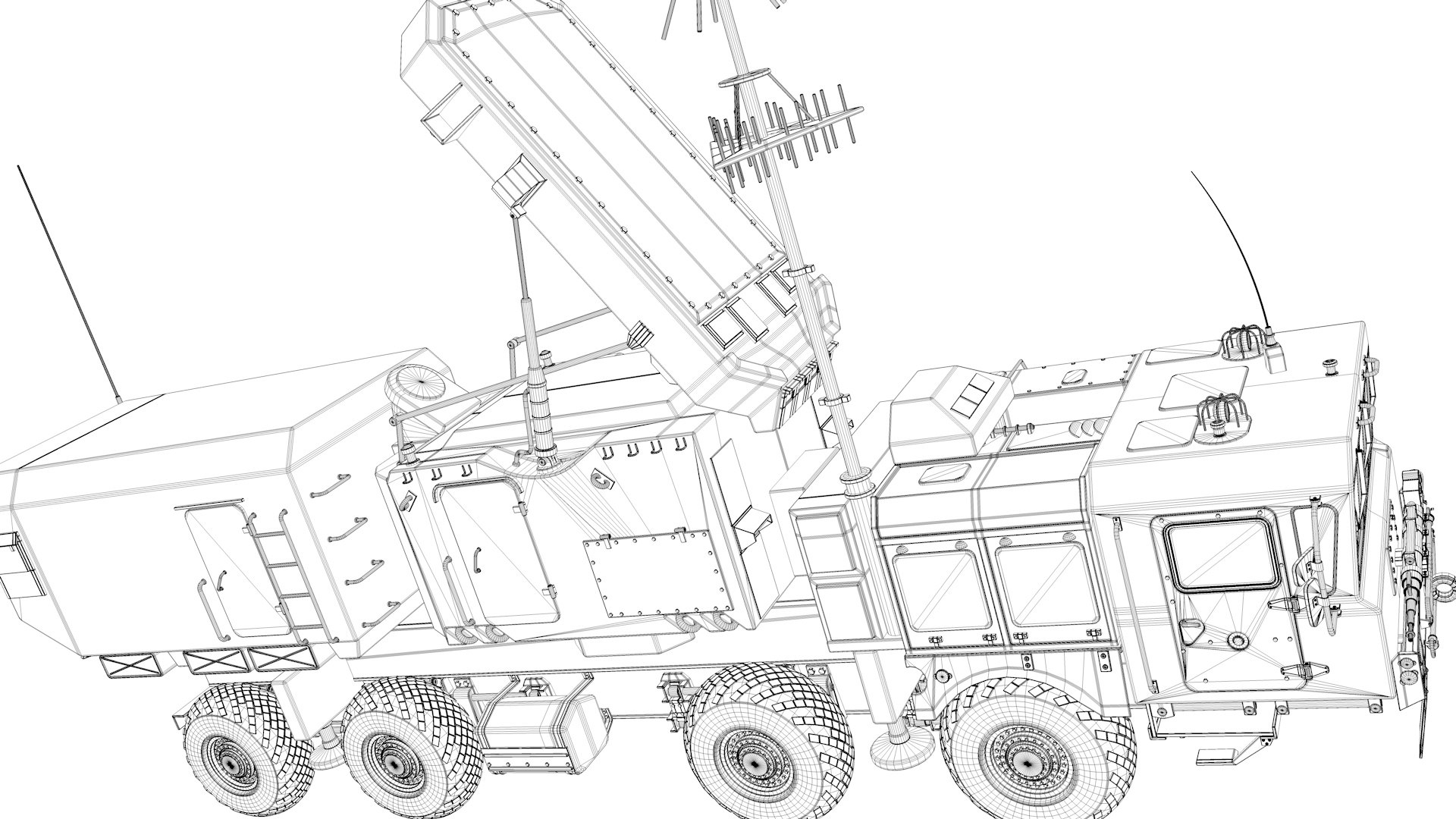 3D Model 92N6 Grave Stone Radar - TurboSquid 2276146