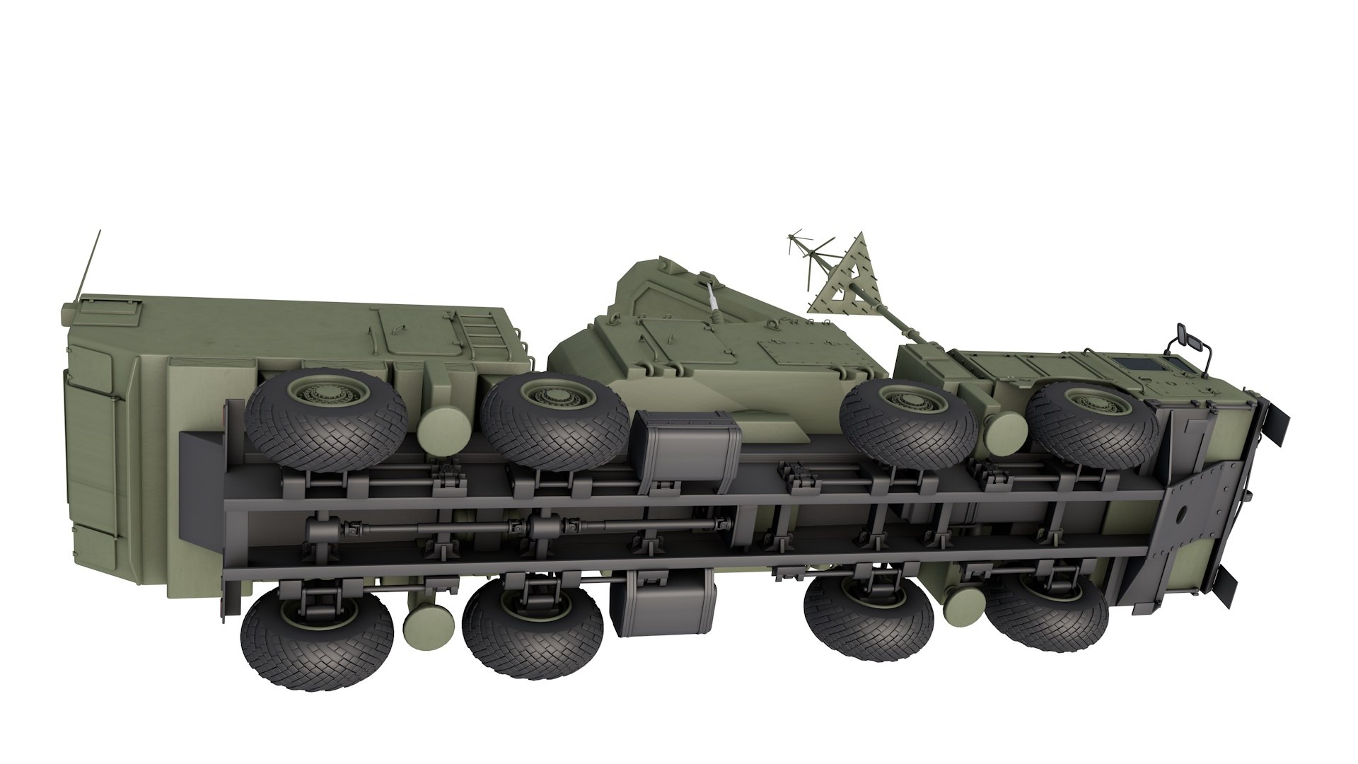 3D Model 92N6 Grave Stone Radar - TurboSquid 2276146