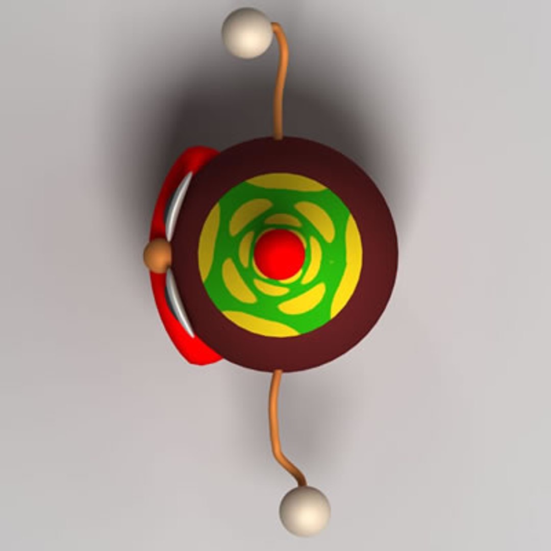 cephalopod cartoon character 3d dxf