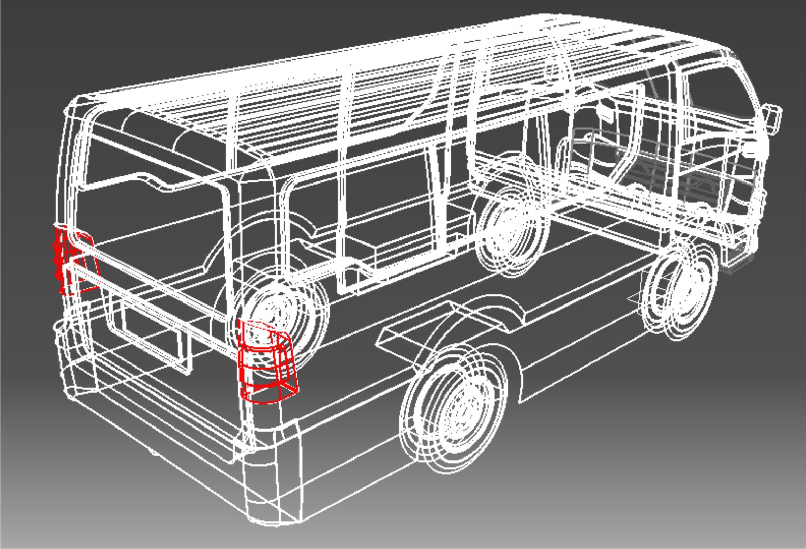3D MINI VAN model - TurboSquid 2075675