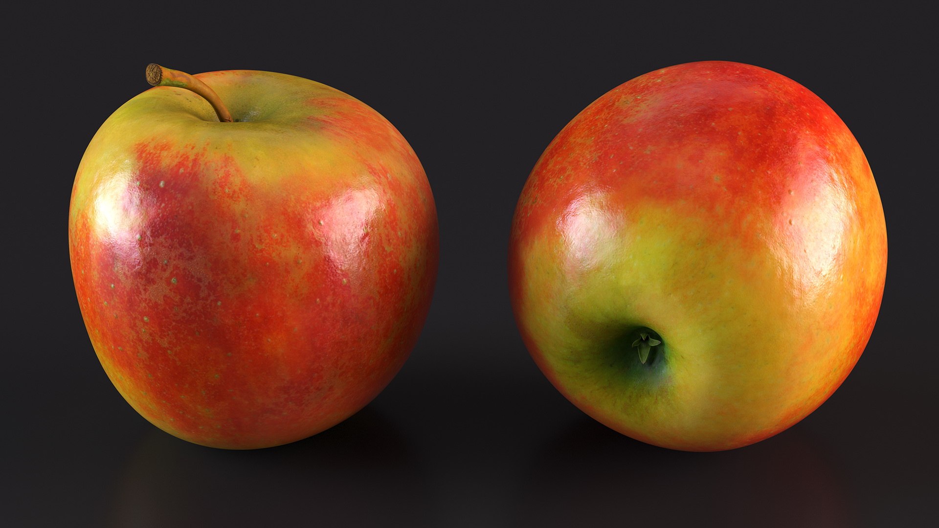 Realistic Apple Fruit Model - TurboSquid 2236319