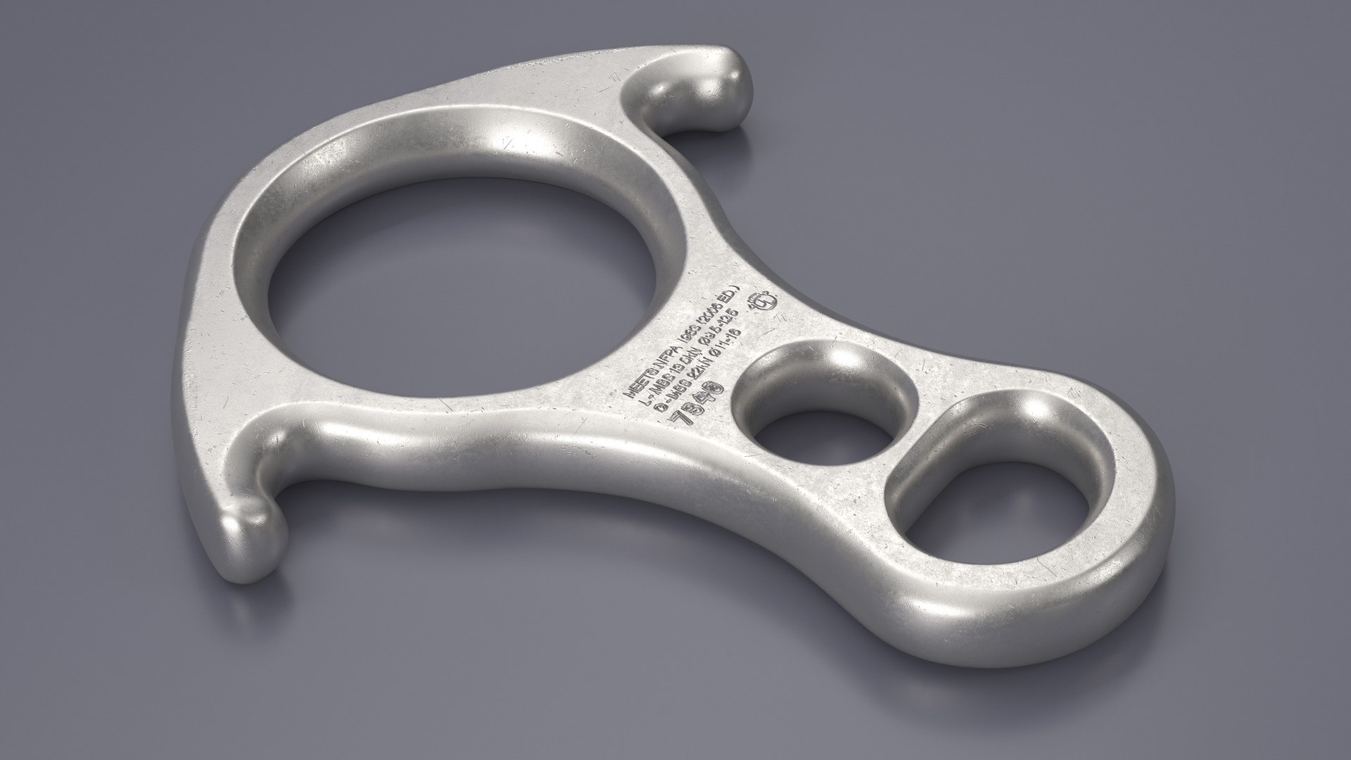 3D Rescue Figure 8 Stainless Steel Belay NFPA Model - TurboSquid 2191868