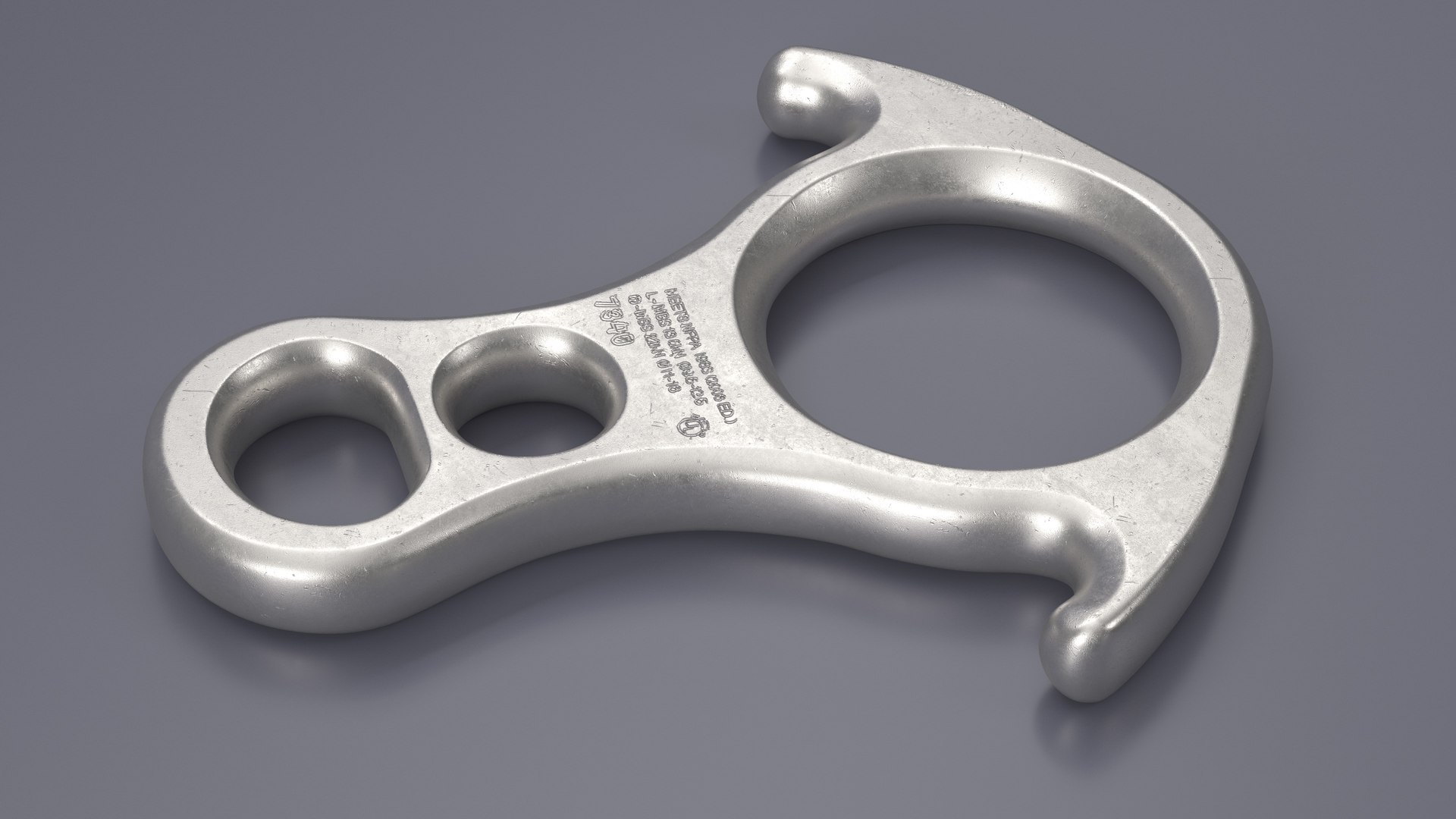 3D Rescue Figure 8 Stainless Steel Belay NFPA Model - TurboSquid 2191868