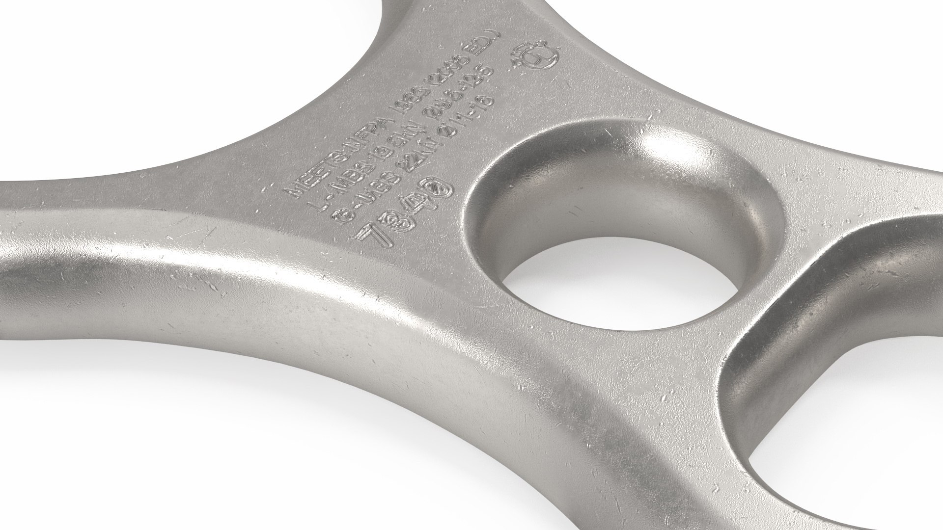 3D Rescue Figure 8 Stainless Steel Belay NFPA Model - TurboSquid 2191868