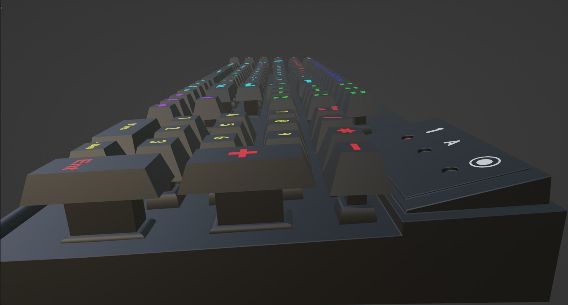 Mechanical Gaming Keyboard 3D Model - TurboSquid 2026011