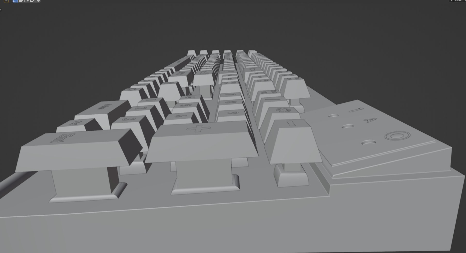 Mechanical Gaming Keyboard 3D Model - TurboSquid 2026011