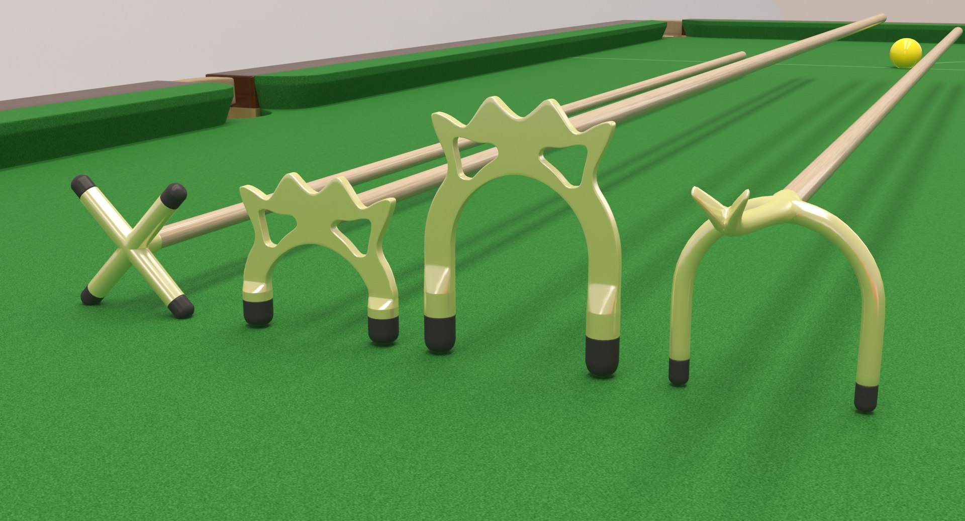 3D 12 snooker billiard table - TurboSquid 1289376