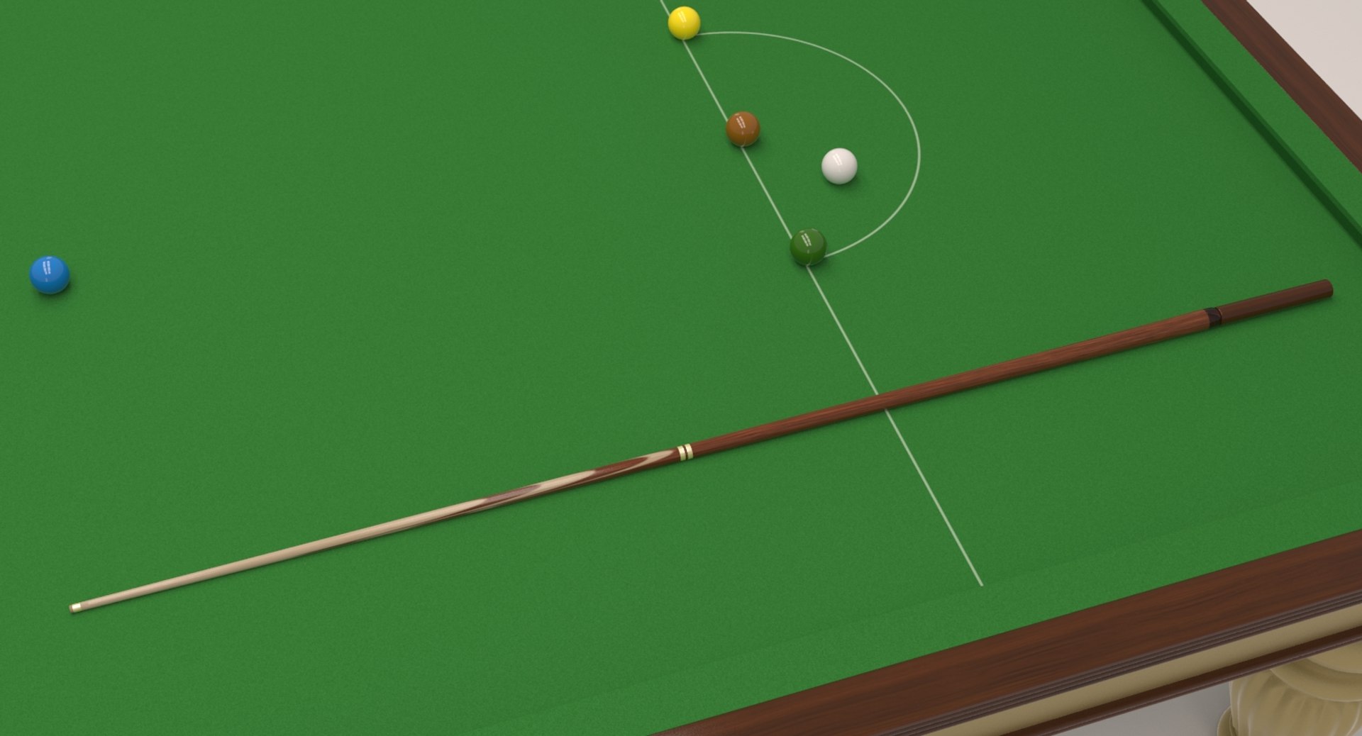 3D 12 snooker billiard table - TurboSquid 1289376