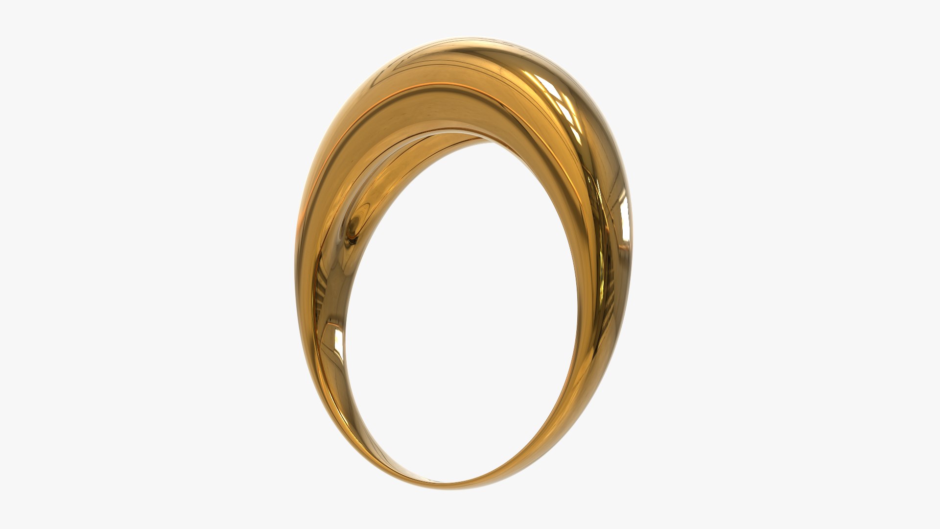 3D Chunky Finger Bold Ring - TurboSquid 2071346