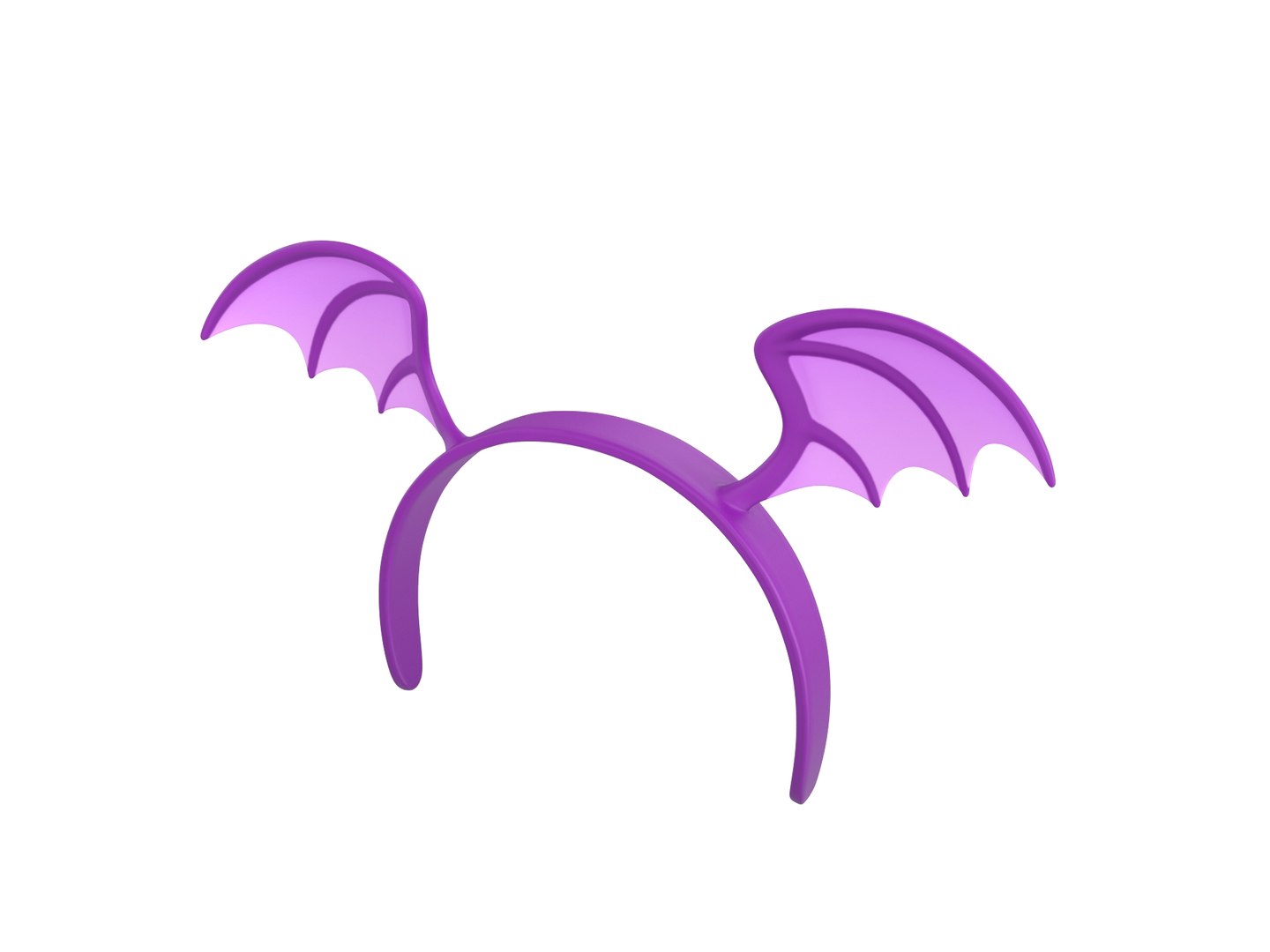 Bat wing headband 3D model - TurboSquid 1563065