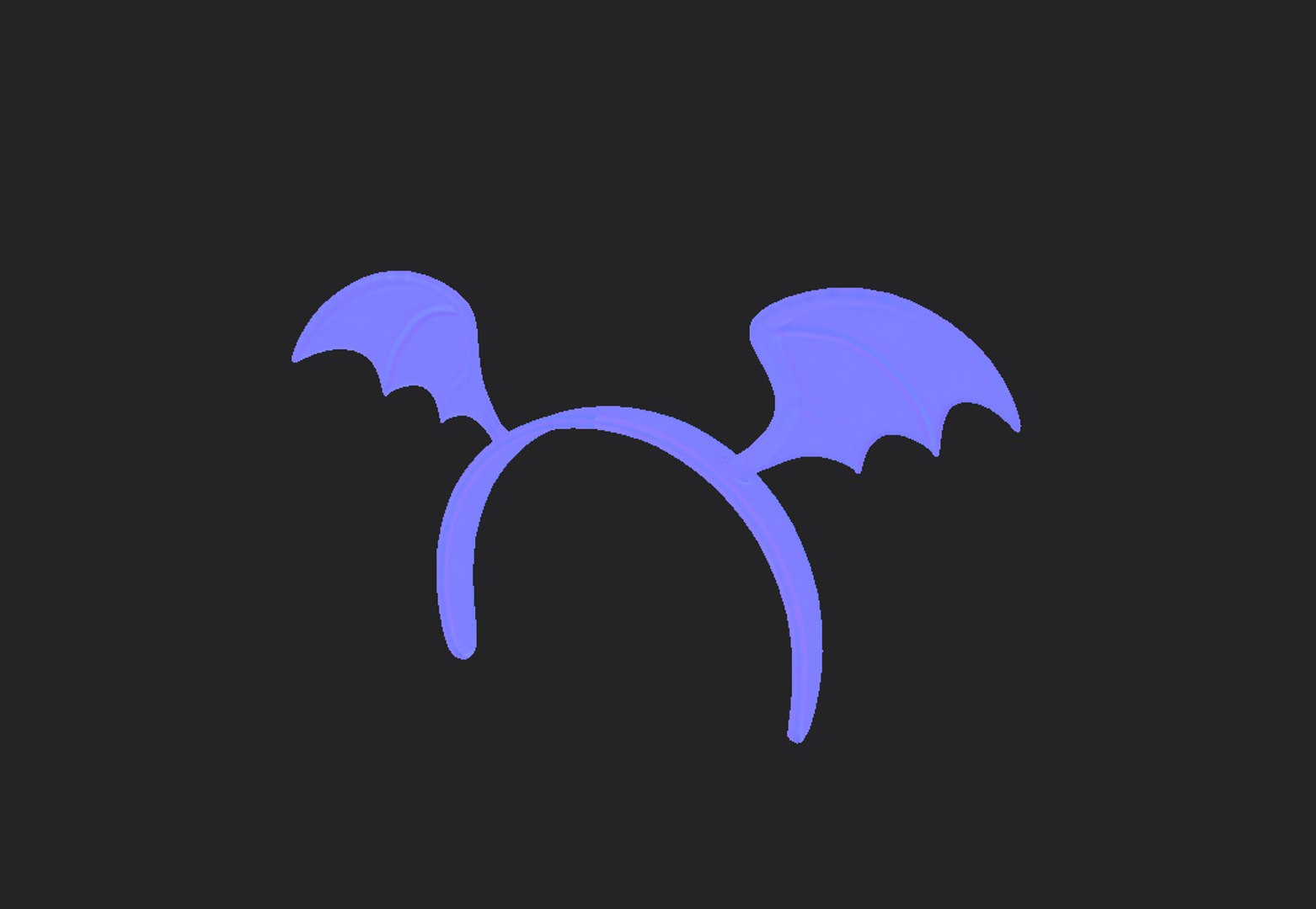 Bat wing headband 3D model - TurboSquid 1563065