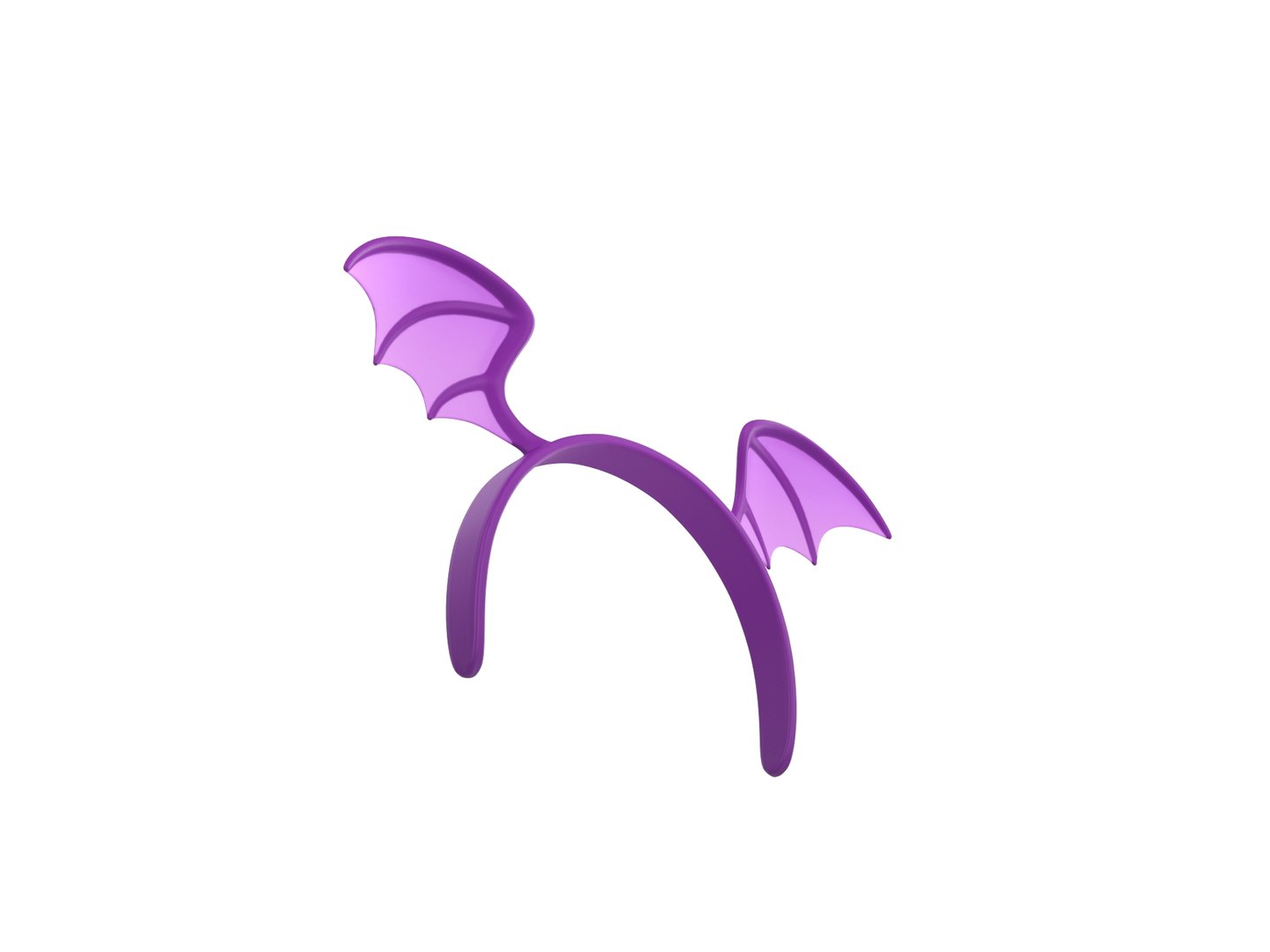 Bat wing headband 3D model - TurboSquid 1563065