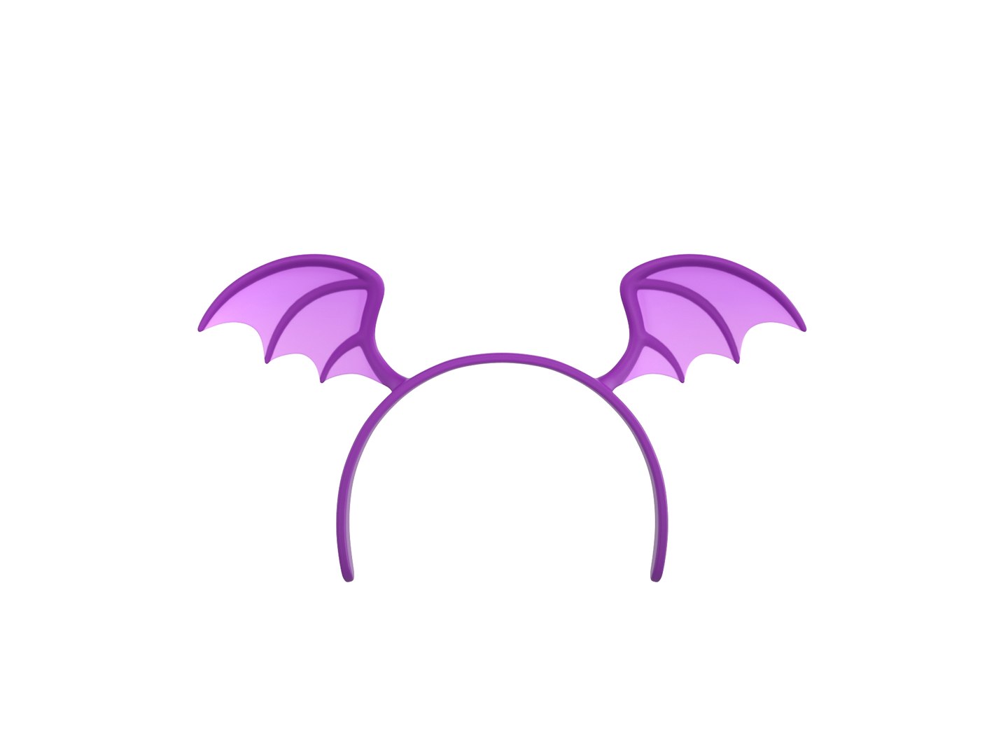 Bat wing headband 3D model - TurboSquid 1563065