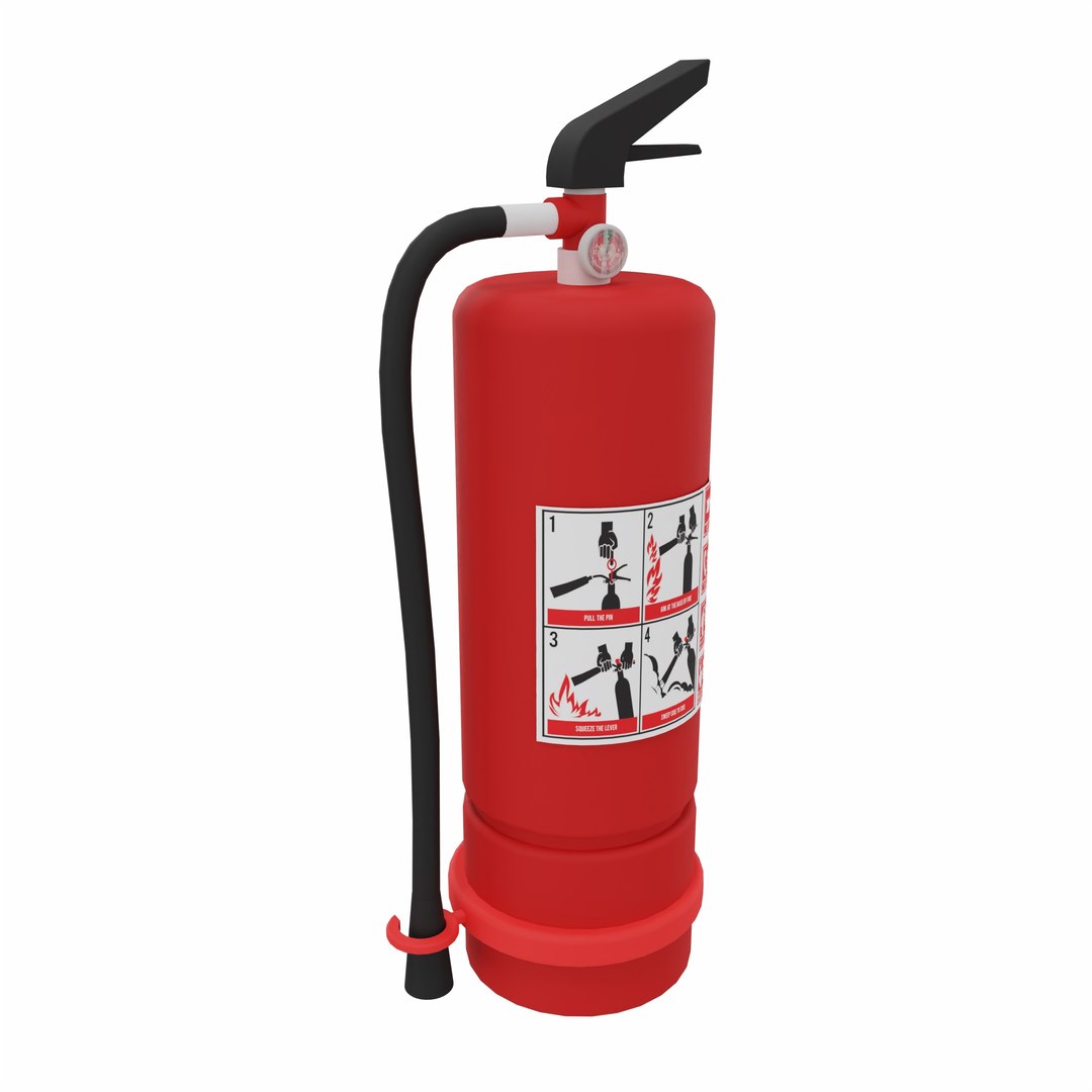 Fire extinguisher 3D model - TurboSquid 2175056
