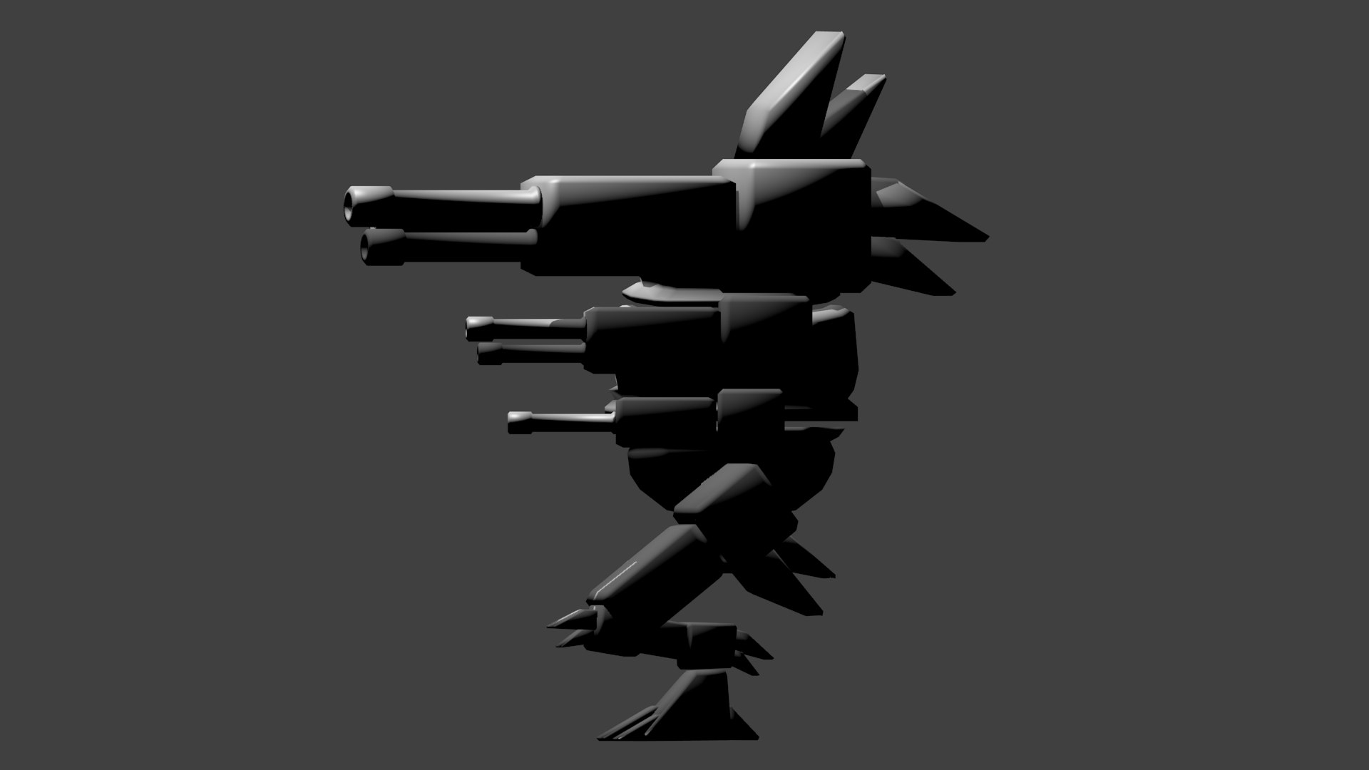 3D High Poly Mech - TurboSquid 1831853